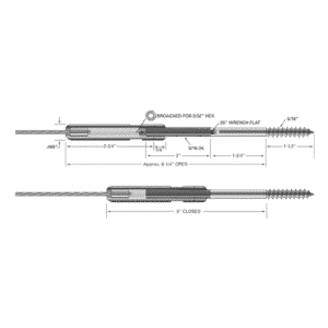 Adjust-A-Body® Extended Length Hanger Bolt | Ultra-tec