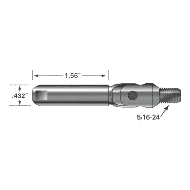 Push-Lock® Threaded Clevis | Ultra-tec