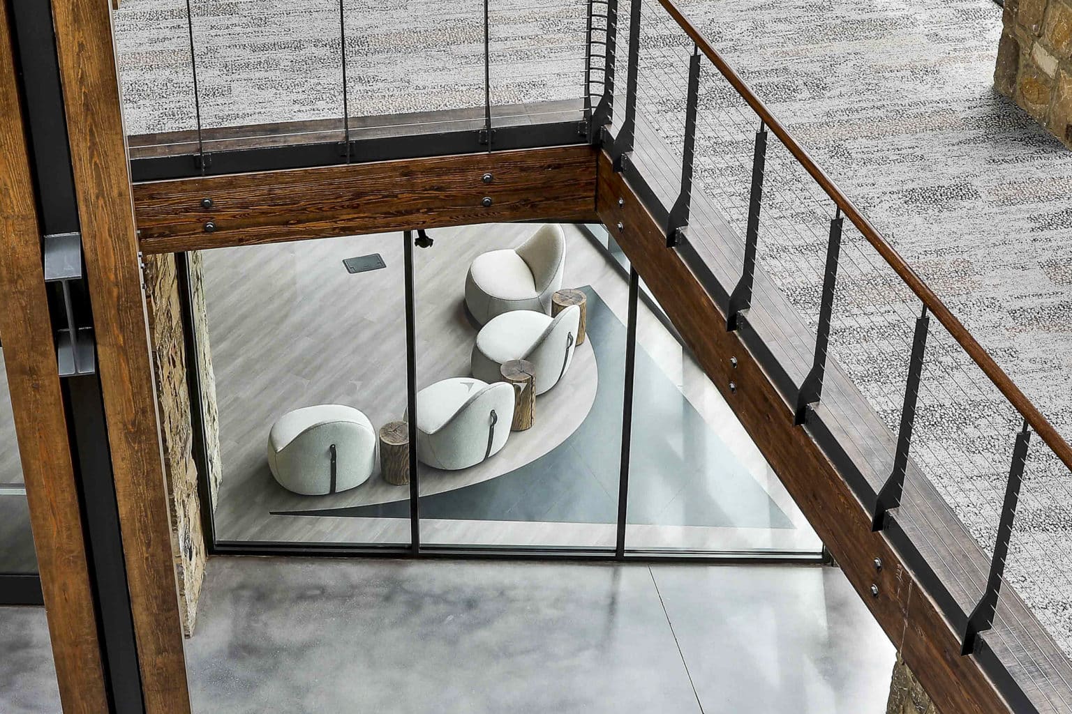 Three-Story Atrium Cable Railing Installation | Ultra-tec