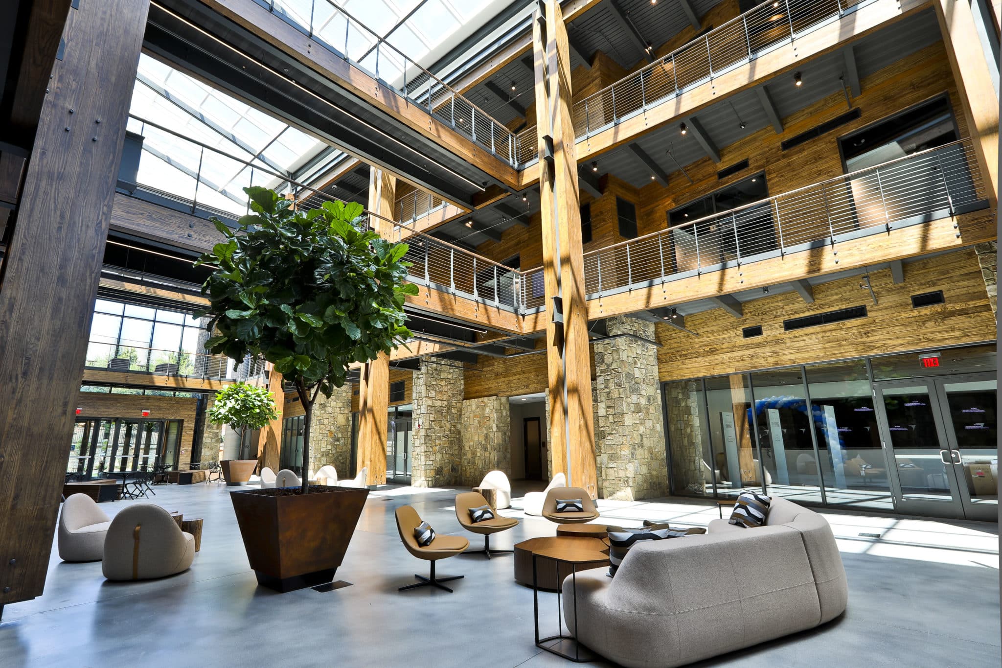 Three-Story Atrium Cable Railing Installation | Ultra-tec